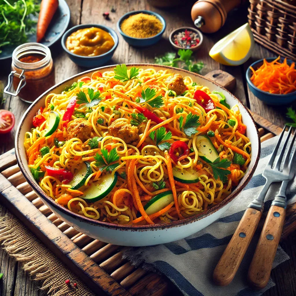 South African Curry Noodle Salad Recipe With A Twist – 4aKid