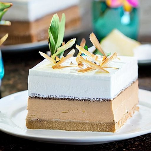 Coconut Ice Gateau Dessert – 4aKid