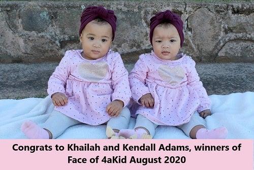 Face of 4aKid Entries | August 2020