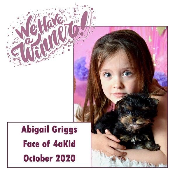 Face of 4aKid Entries | October 2020