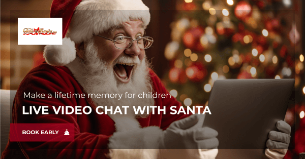 🎅 Santa Claus Live at the North Pole! Chat Virtually from the Comfort ...