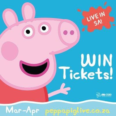 Stand a chance to win a set of four tickets to see Peppa Pig LIVE! – 4aKid