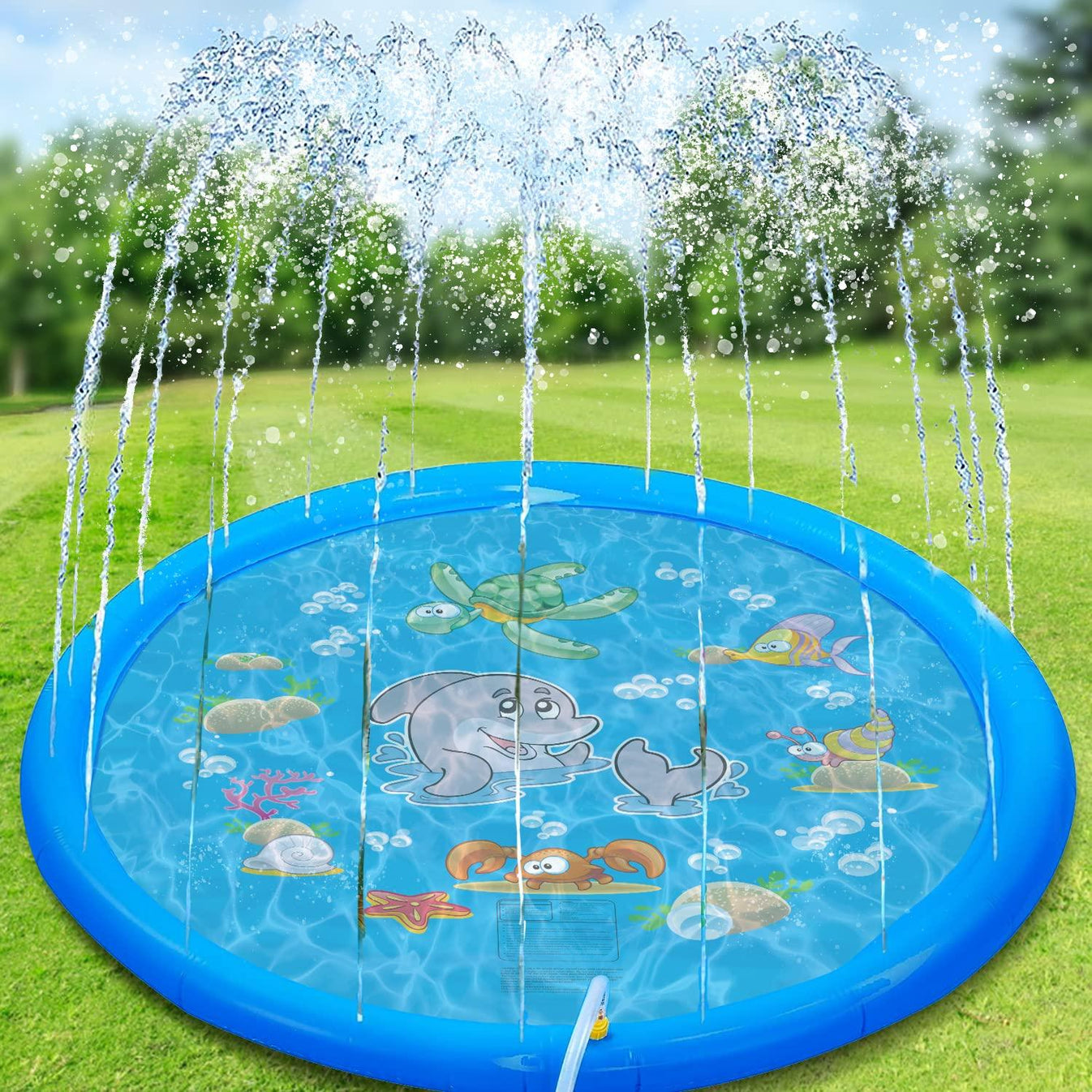 Jeronimo Sprinkler Pad – Blue | Summer Splash Pad (170cm) – 4aKid