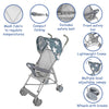 Basic Star Baby Buggy Stroller (Mesh) – 4aKid